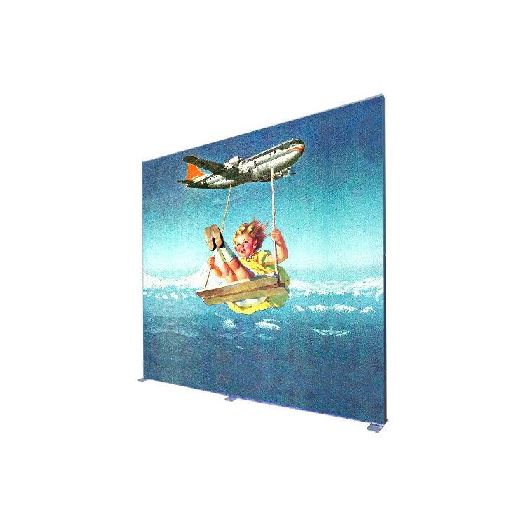 New design portable seg fabric led backlit light box display