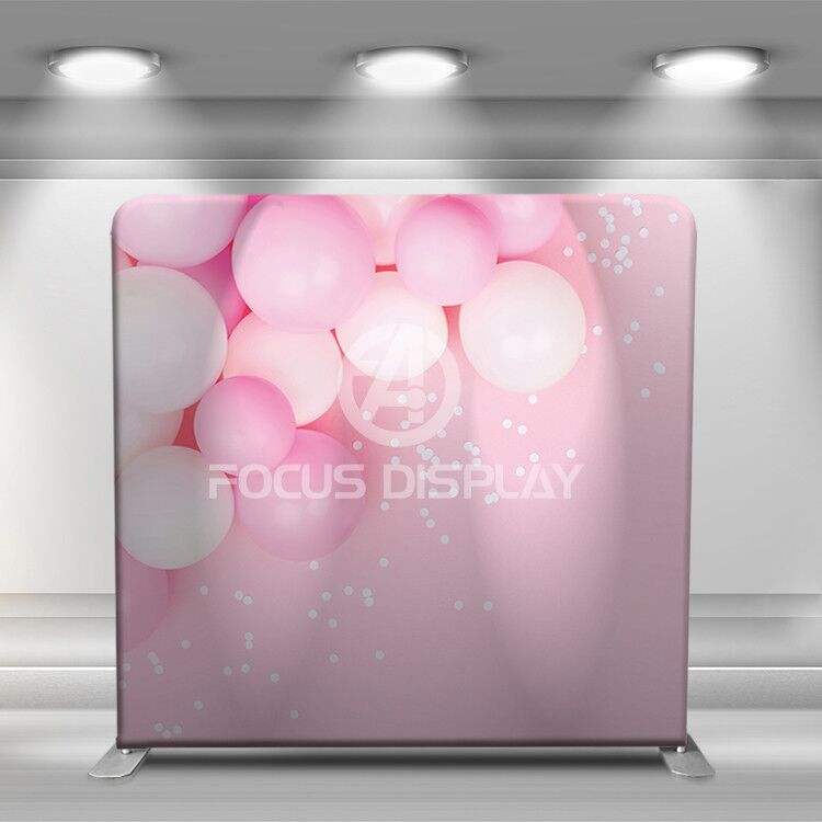 10 ft Aluminum tube stand tension fabric backdrop events planner party ...