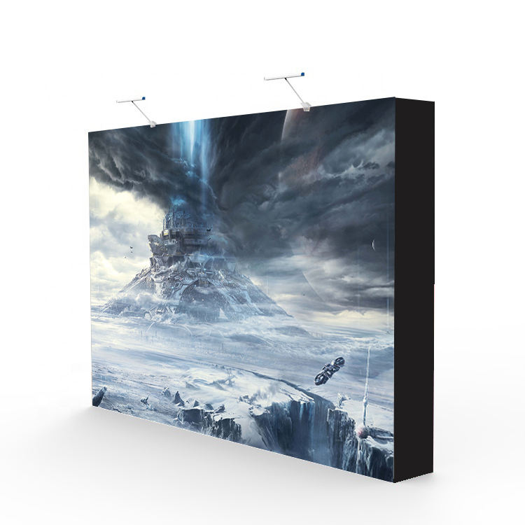 3x3 Straight Shaped pop up display exhibition stand portable exhibition ...