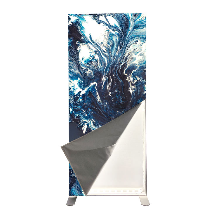 Aluminum high resolution seg led frameless fabric lightbox frame