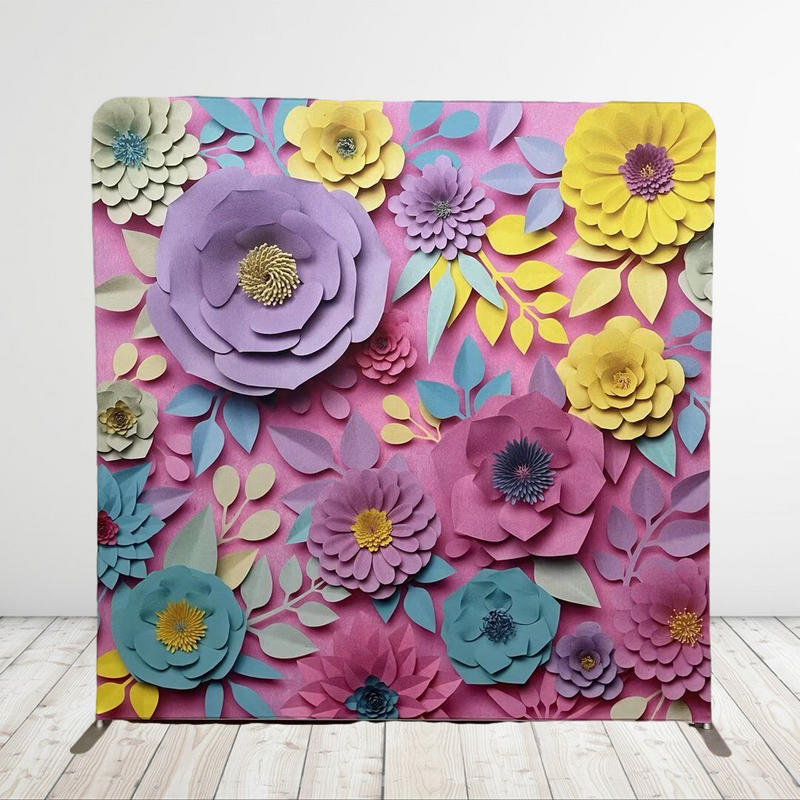 7.6x7.6 ft Collapsible frame wedding decoration background double sided ...