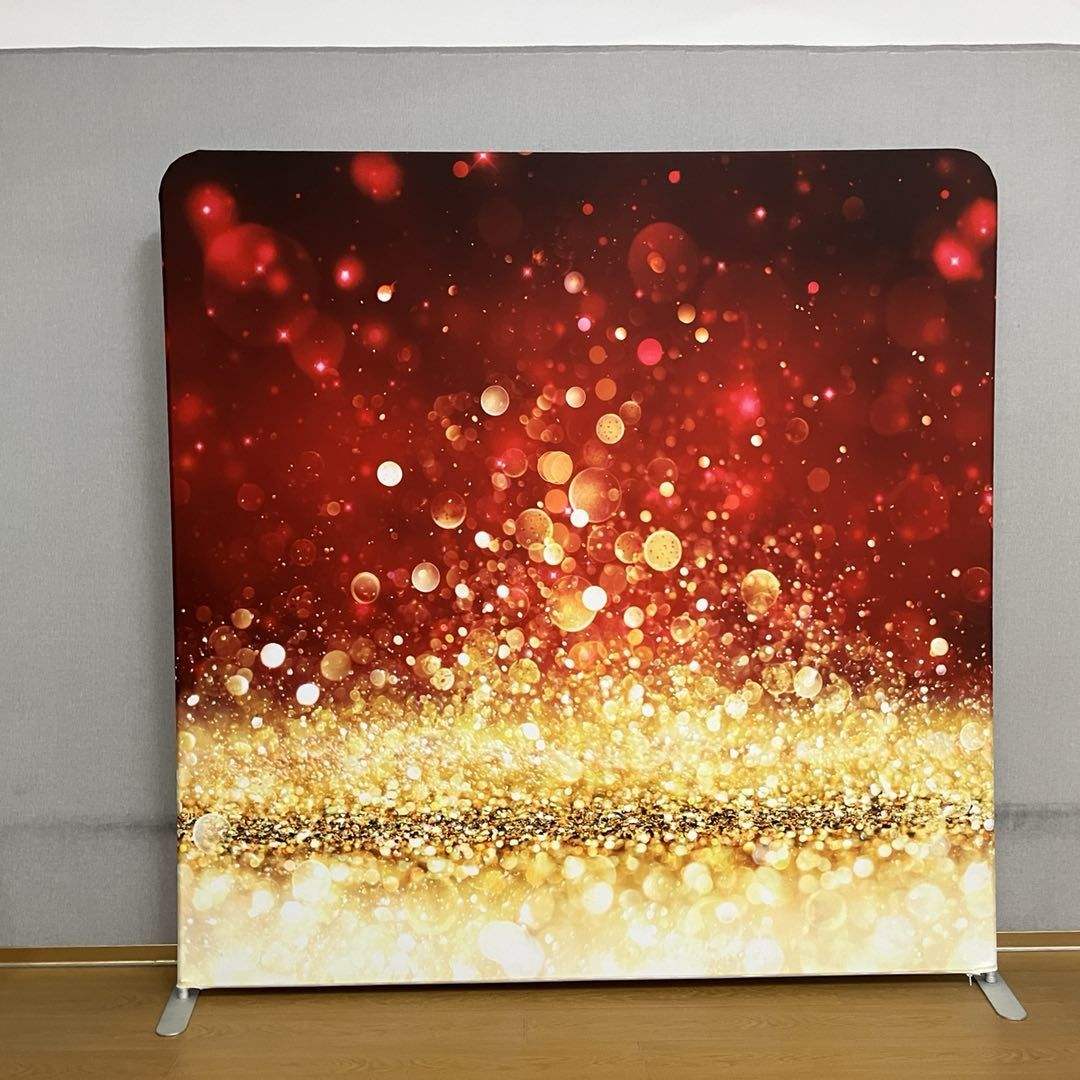 New Custom double printing tension fabric party decoration backdrops ...