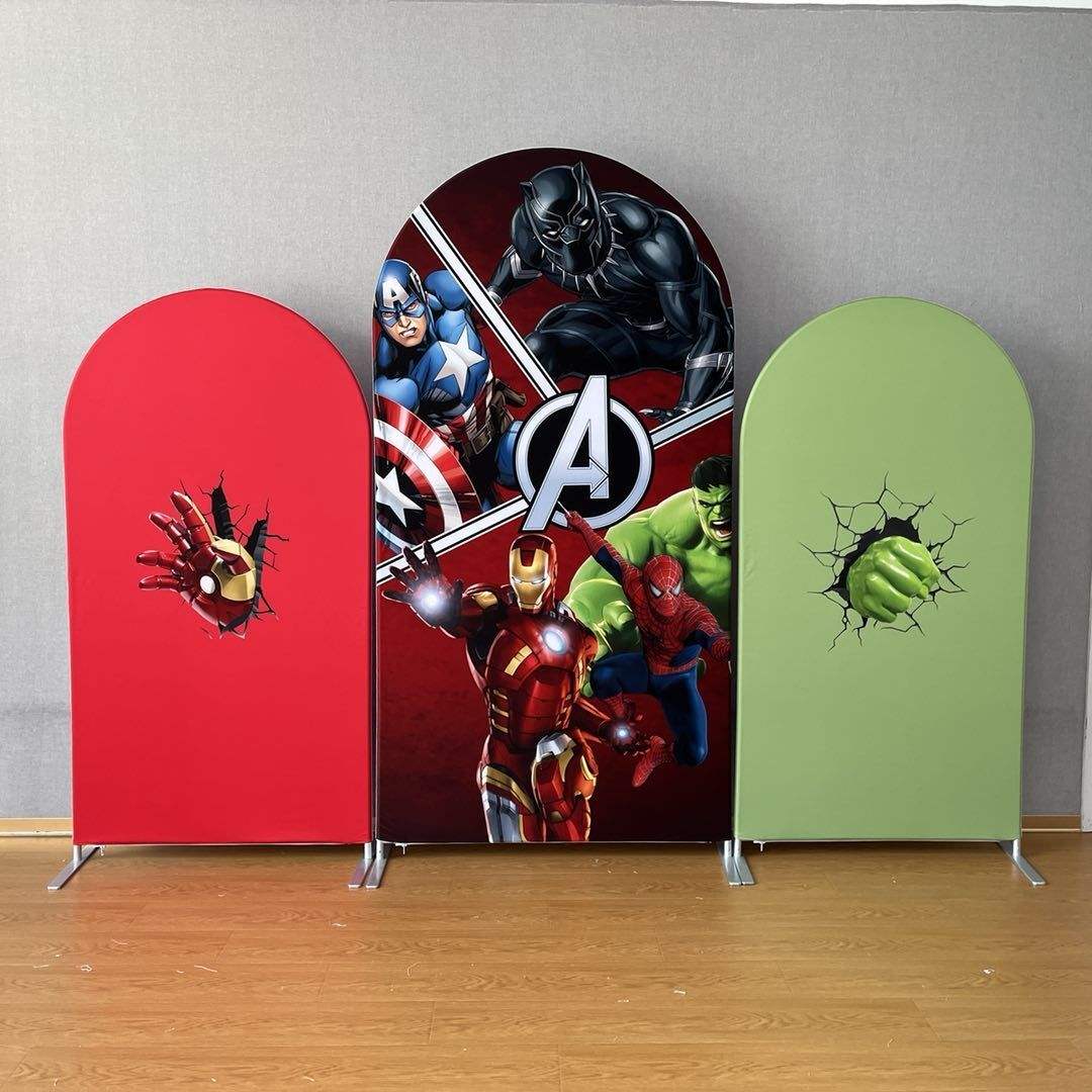 Kids Birthday Party Decoration Acrylic Panel Frame Backdrop Arch Wall ...