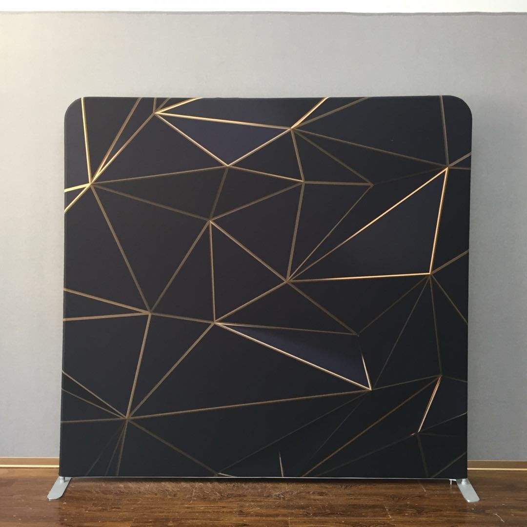8x8 Double Sided Custom Printed Tension Fabric Photo Booth Backdrop ...