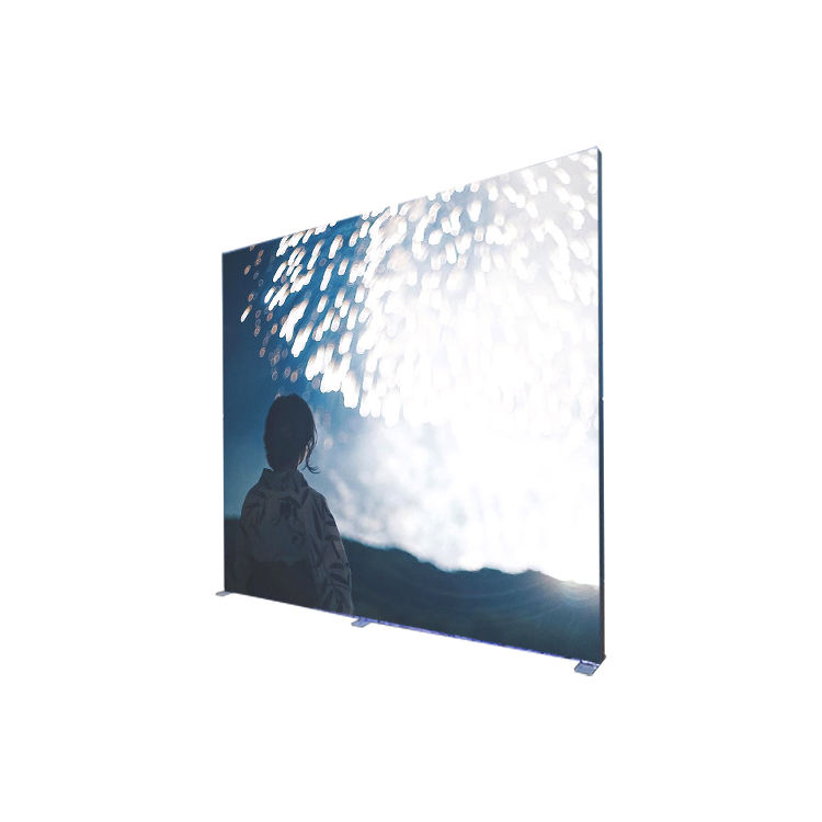 New design portable seg fabric led backlit light box aluminum profile