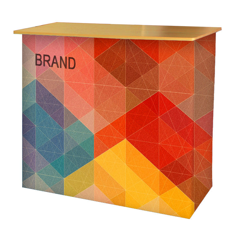 New Style Popular Booth Table Solid Portable Pop Up Counter Stand