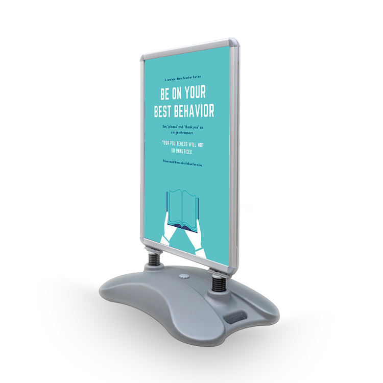 A1 waterproof advertising board poster display waterbase pavement sign