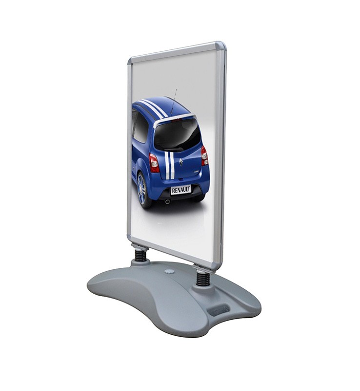 Promotion outdoor sidewalk signs double sandwich board pavement sign