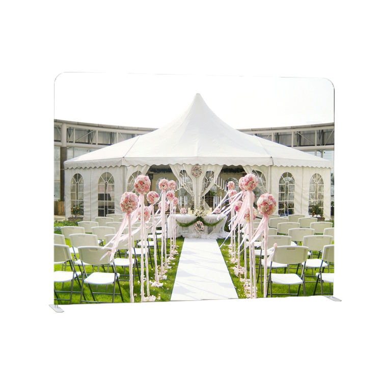 Customized photoshoot background backdrop with pillow case tension ...